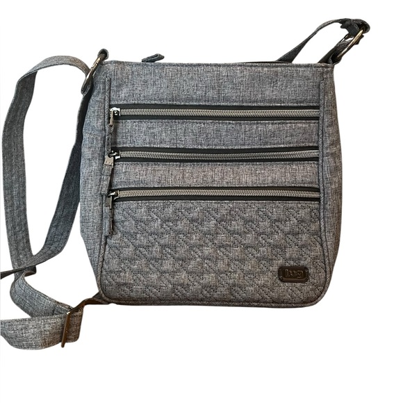 lug | Bags | Lug Breezer Gray Crossbody Bag | Poshmark